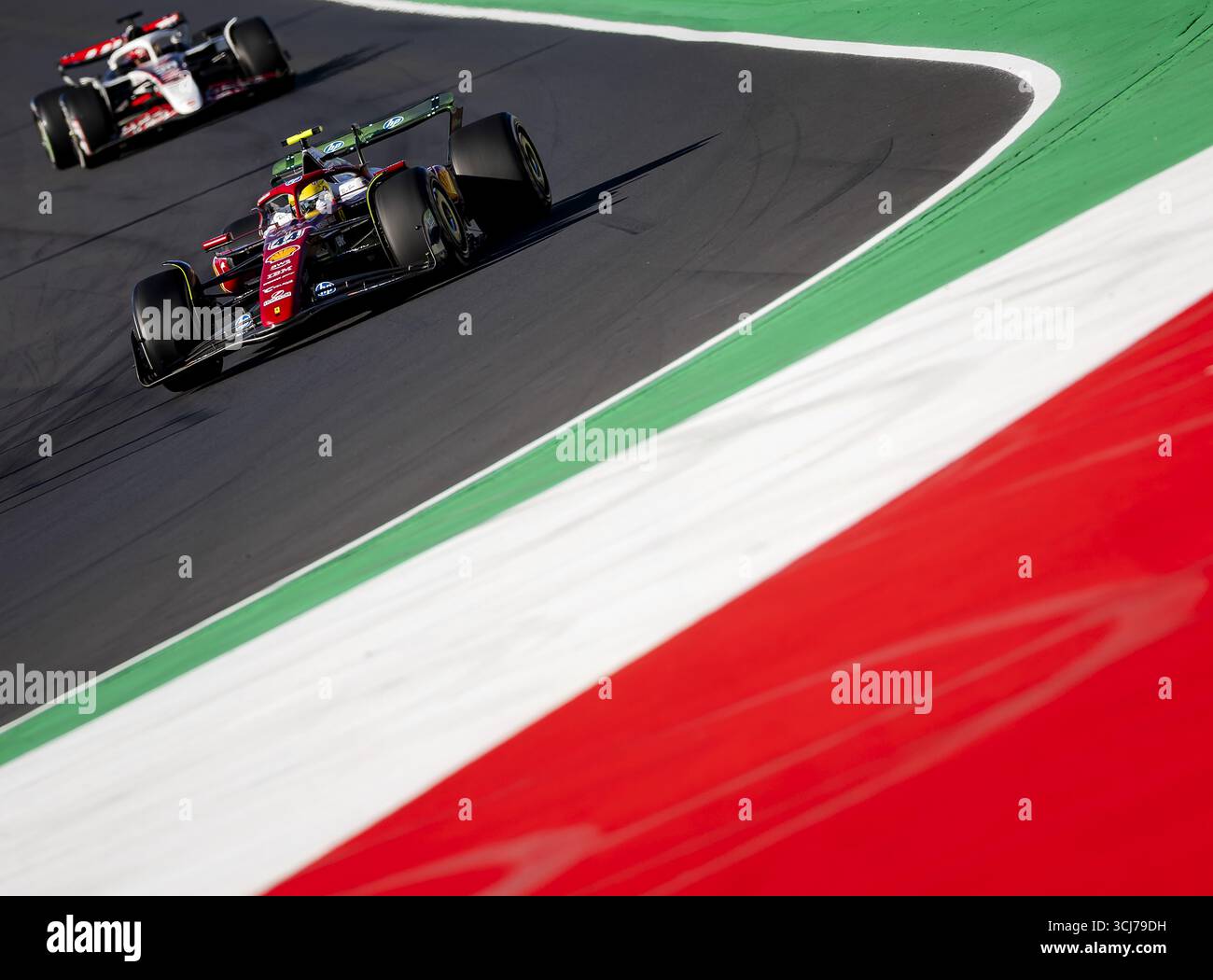 MONZA - Lewis Hamilton (Ferrari) during the second free practice session prior to the Italian F1 ...