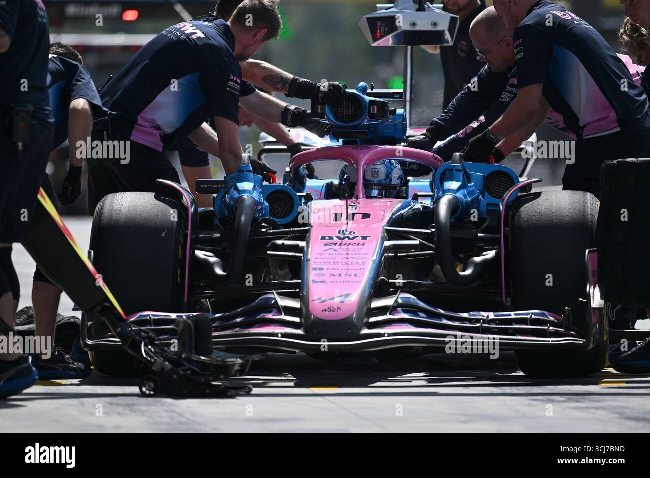 MONZA, ITALY - SEPTEMBER 05: Pierre Gasly of France driving the (10 ...