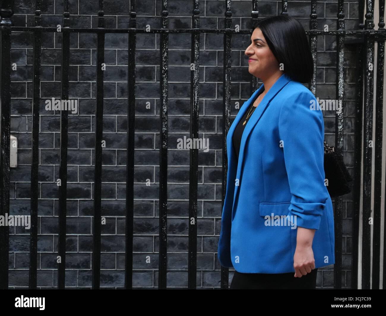 Newly appointed Home Secretary Shabana Mahmood leaves 10 Downing Street, London, following Prime ...