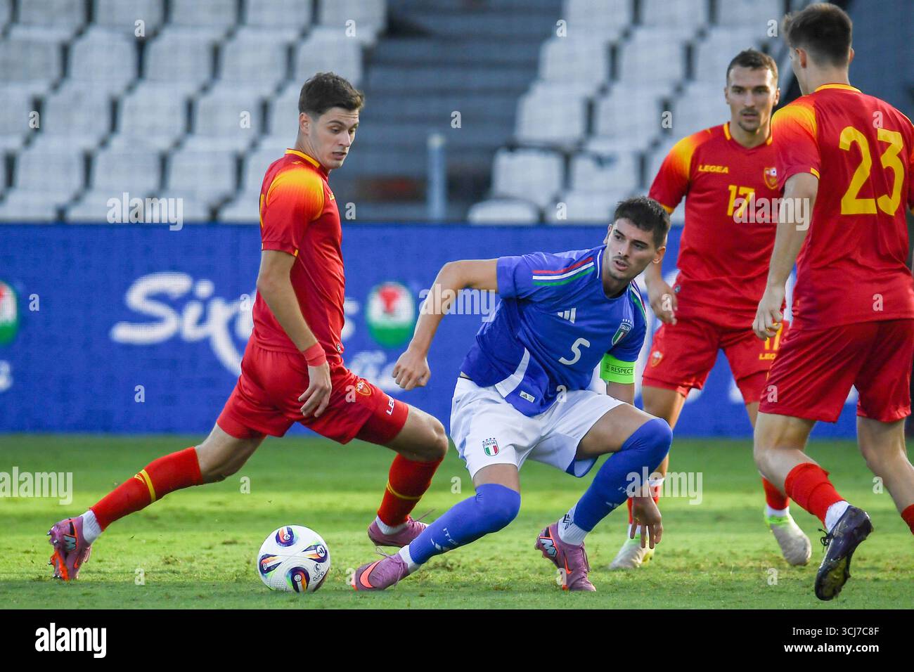 Luca Lipani (Italy) in action during UEFA EURO 2027 Qualifying - Italy ...