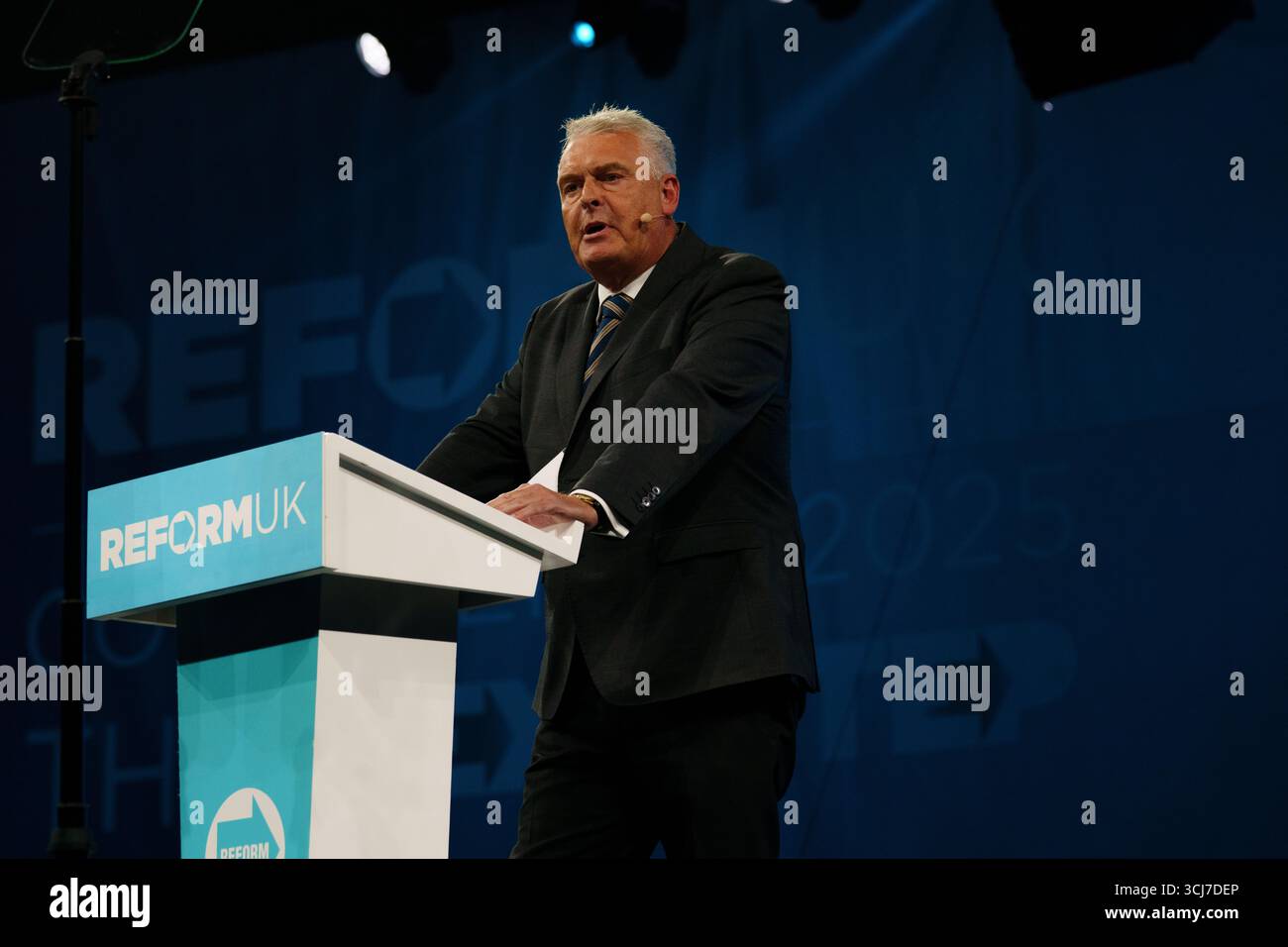 Birmingham NEC. Friday 5th September 2025. Lee Andersen Reform Chief ...