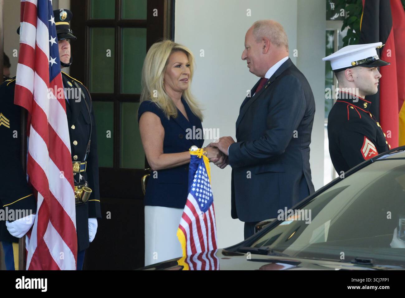 Germany Ambassador Jens Hanefeld arrives White House to hold an ...