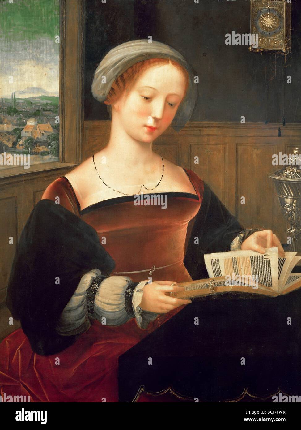 Saint Mary Magdalene Reading - Master of the Female Half-Lengths ...