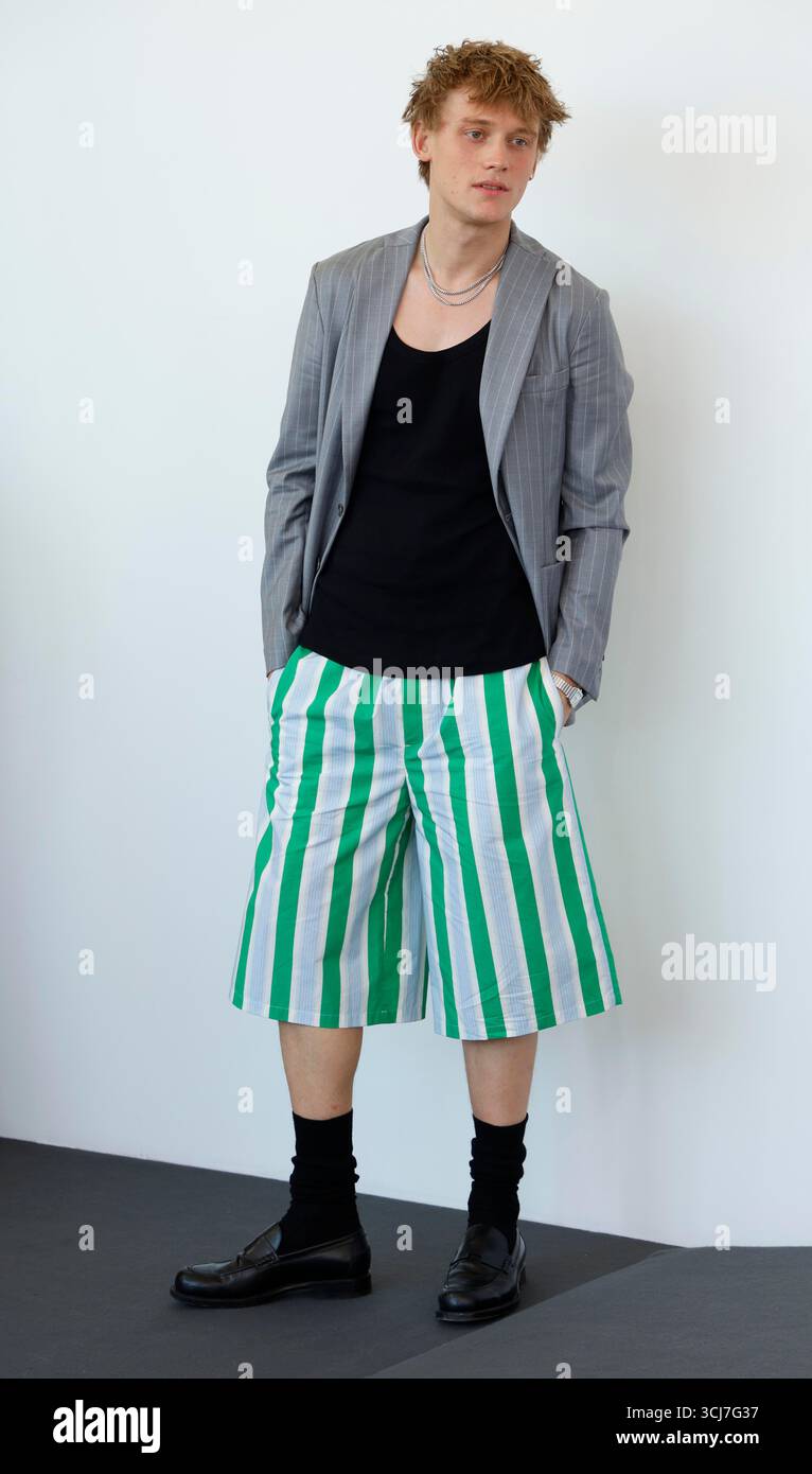 Enzo Brumm poses at the photocall of 'Silent Friend' during the 82nd ...