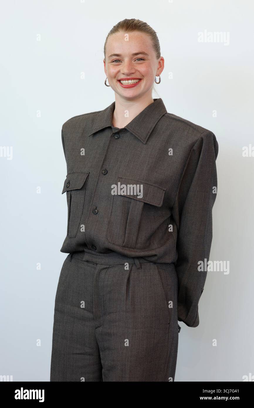 Luna Wedler poses at the photocall of 'Silent Friend' during the 82nd ...