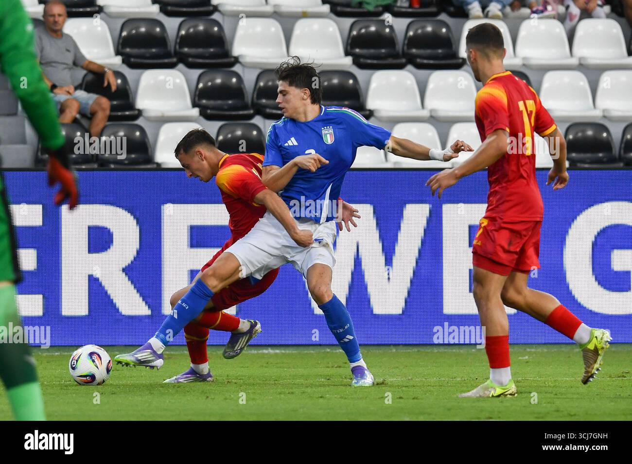 Niccolo Pisilli (Italy) in action during UEFA EURO 2027 Qualifying ...