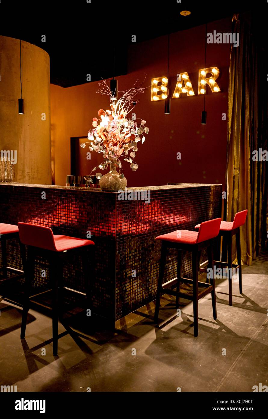 04 September 2025, Berlin: Music Hall in the Kalle Neukölln creative ...