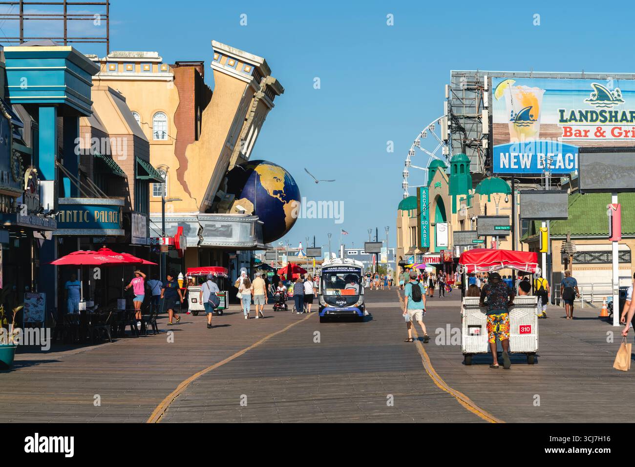 Atlantic City, NJ - Aug 25, 2025: Ultra-wide view of The Atlantic City ...