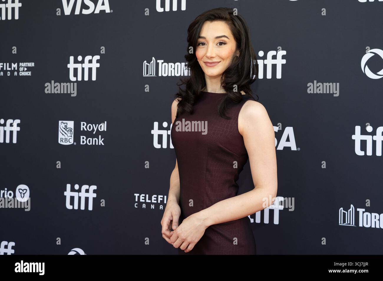 Sarah Herrman attends the red carpet for the "Maddie's Secret" premiere ...