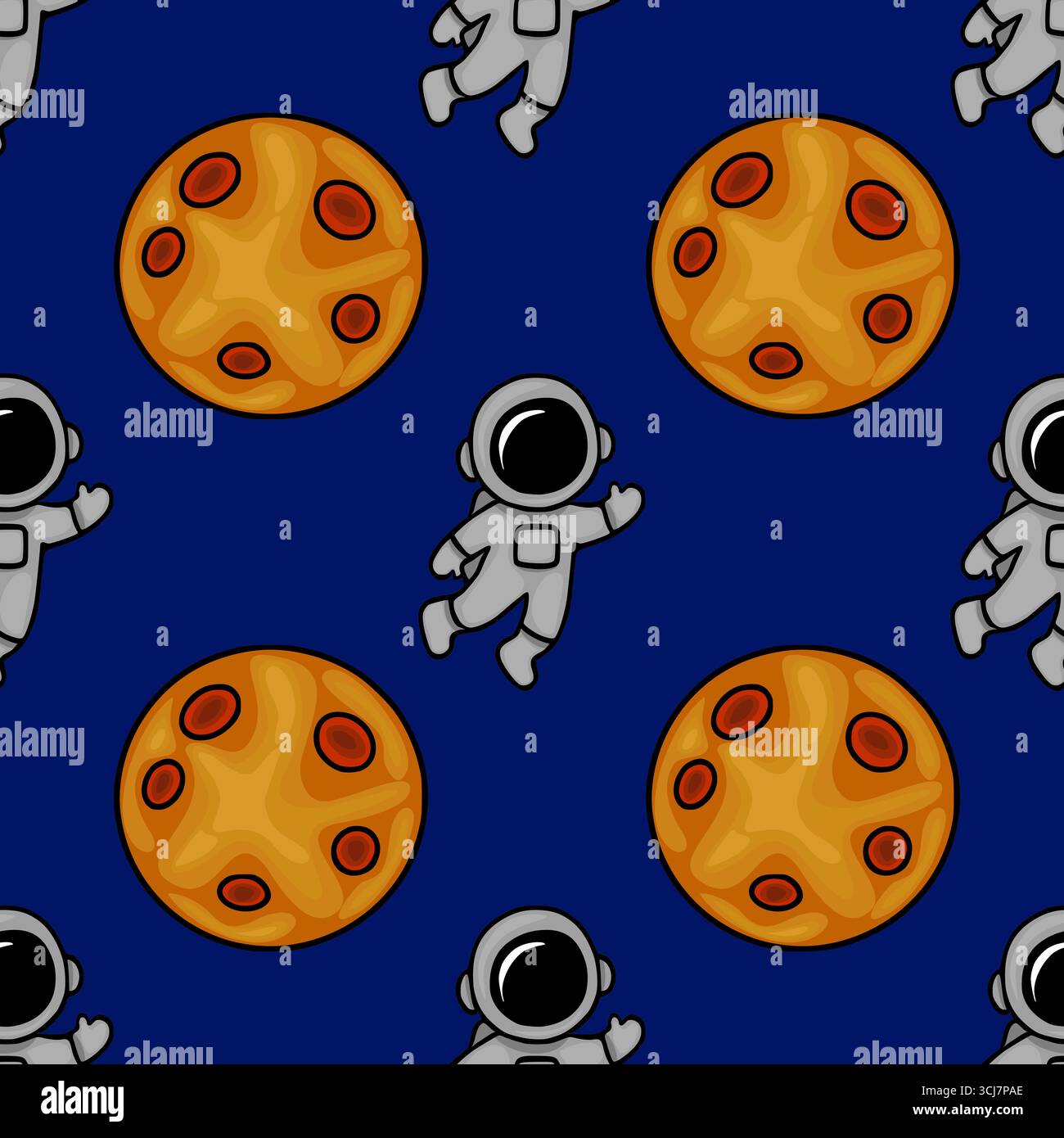 Planets in space against Stock Vector Images - Alamy