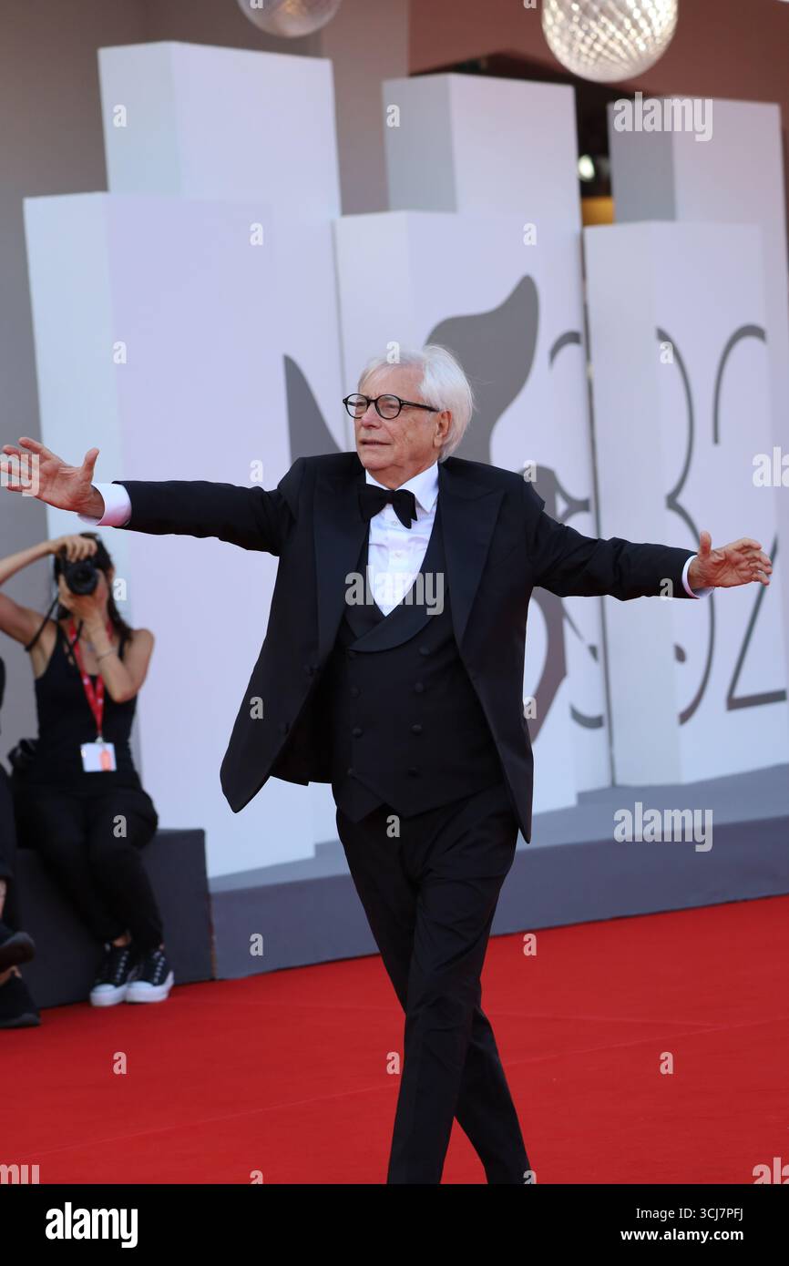 Venice, Italy, 5th September, 2025. Nino D'Angelo arriving on the red ...