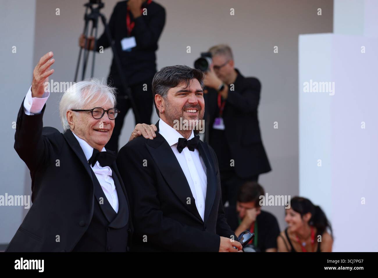 Venice, Italy, 5th September, 2025. Nino D'Angelo and Toni D'Angelo ...
