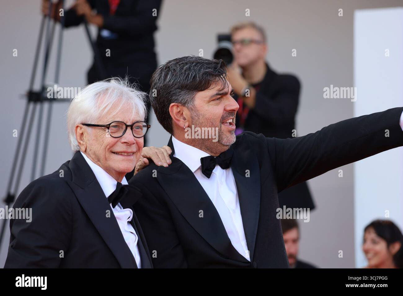 Venice, Italy, 5th September, 2025. Nino D'Angelo and Toni D'Angelo ...