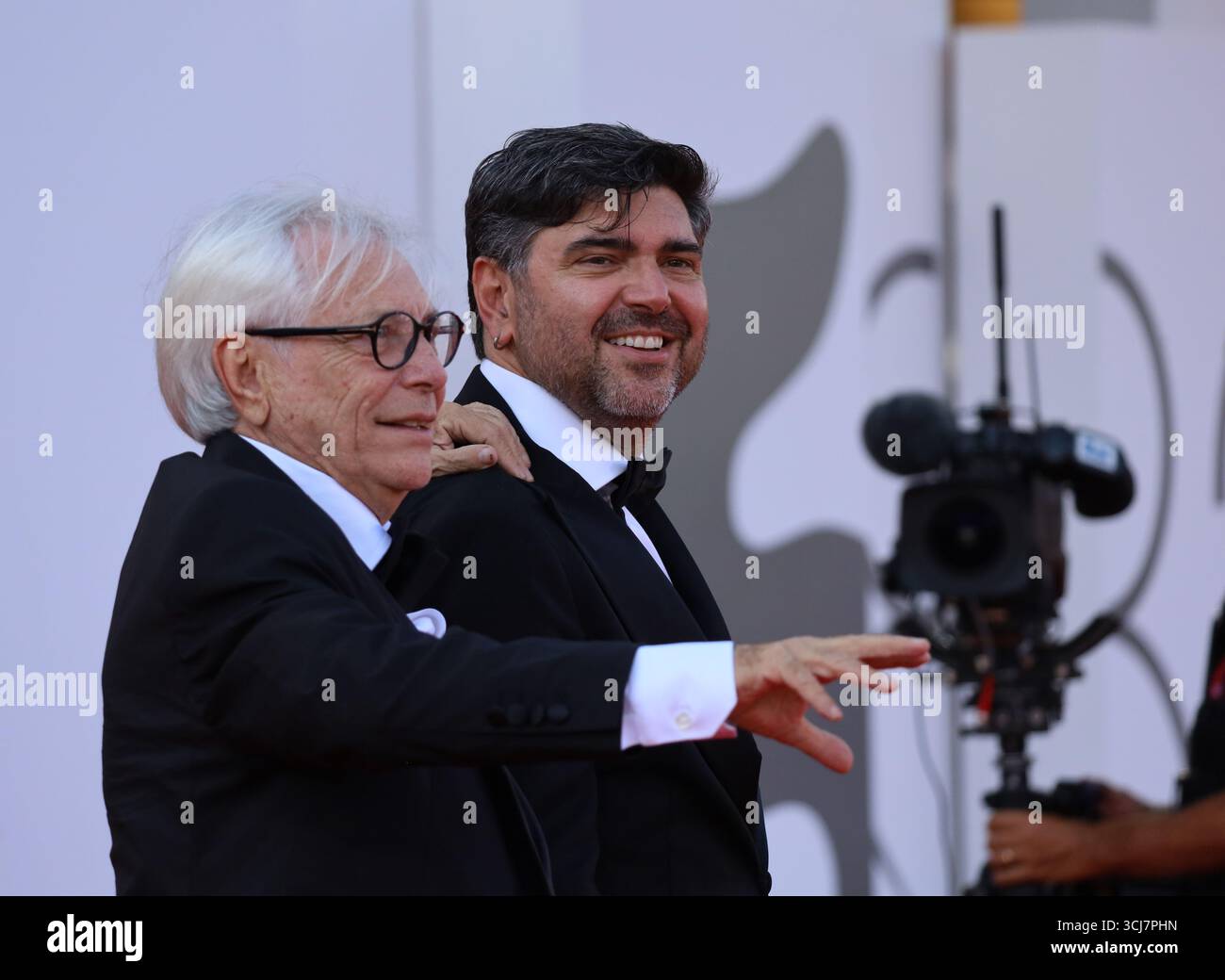 Venice, Italy, 5th September, 2025. Nino D'Angelo and Toni D'Angelo ...