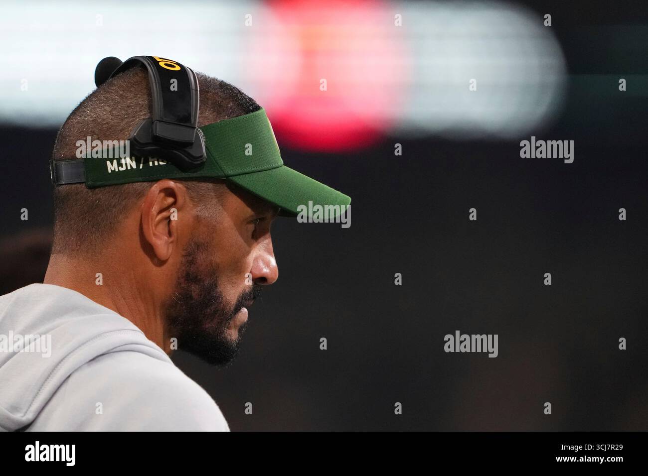 Colorado State head coach Jay Norvell looks on from the sideline during ...