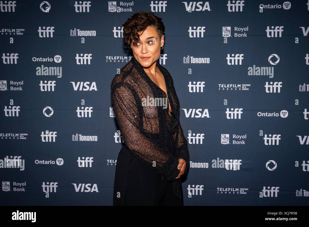 Katy O'Brian poses for photographs as she walks the red carpet at the ...