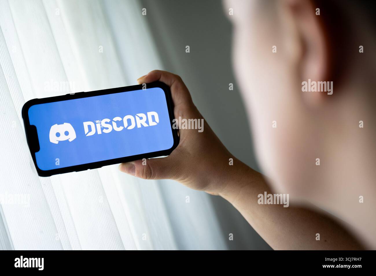 September 4, 2025, Poland: In this photo illustration, a Discord logo ...