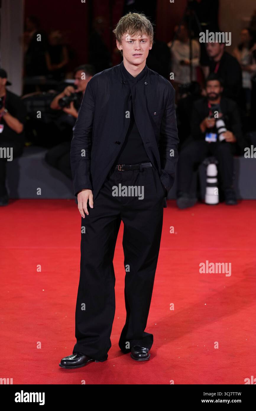 Enzo Brumm poses for photographers at the red carpet for the film ...