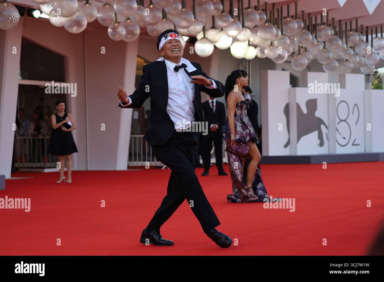 Venice, Italy, 5th September, 2025. Daisuke Tarutani arriving on the red carpet for the film The ...