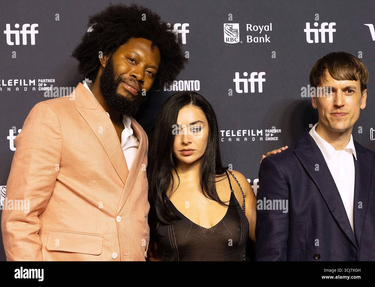 Jeremy O. Harris, Charli XCX, Pete Ohs attend the premiere of "Erupcja ...