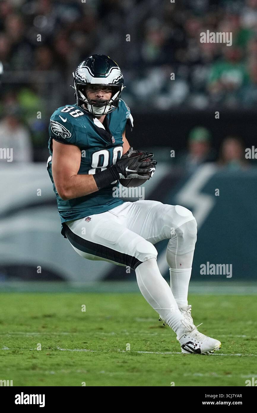 Philadelphia Eagles' Dallas Goedert in action during an NFL football game, Thursday, Sept. 4 ...