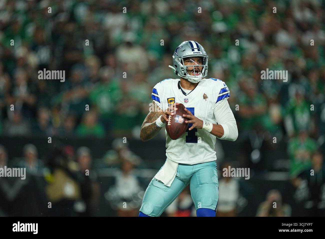 Dallas Cowboys quarterback Dak Prescott In action during an NFL ...