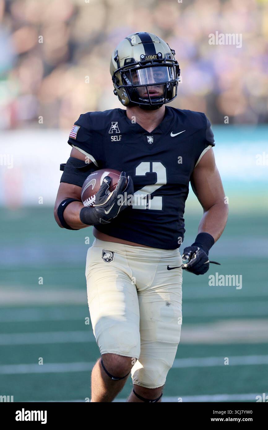 Army's Aden Self (2) in action against Tarleton State during an NCAA ...