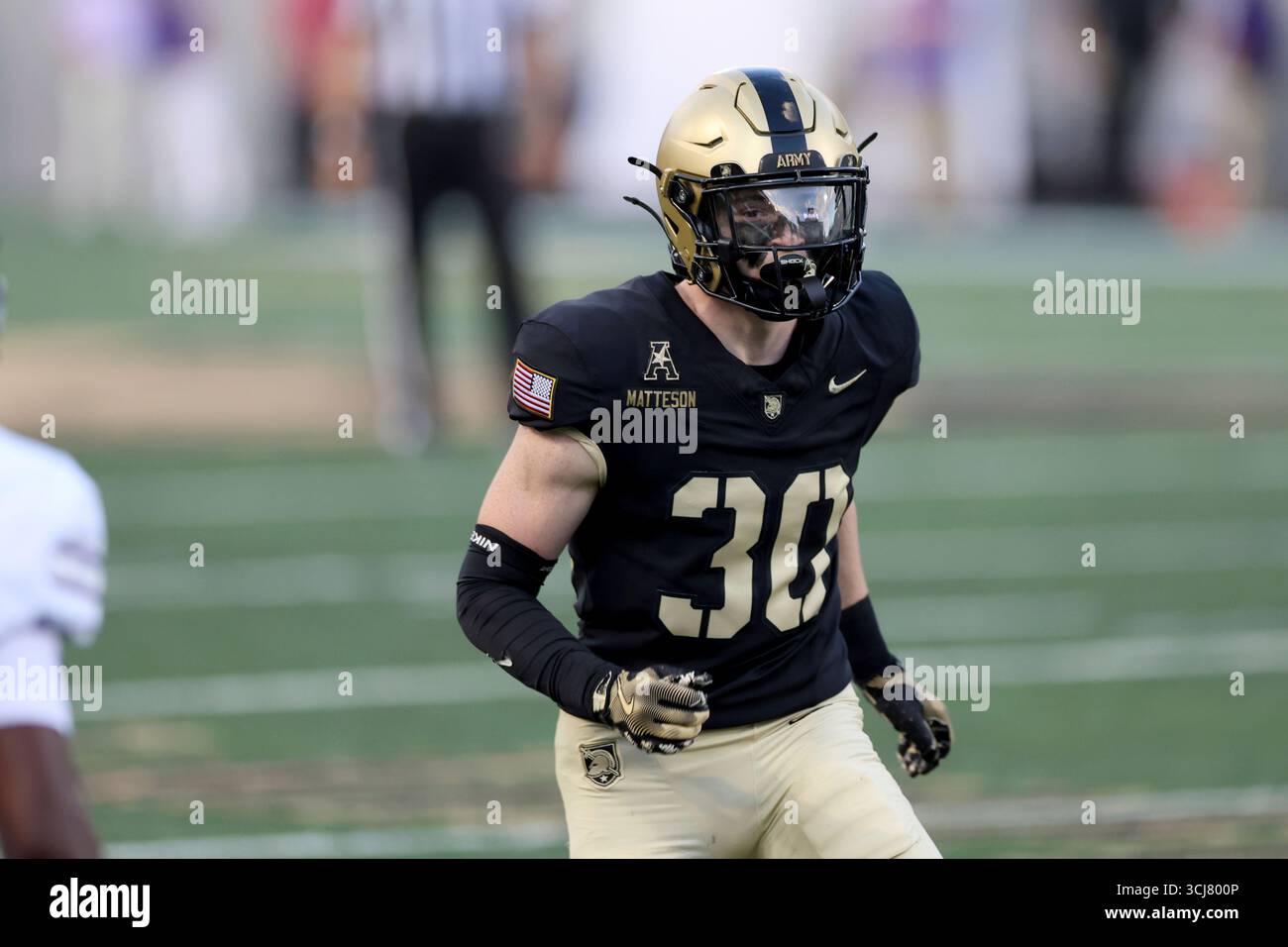 Army's Collin Matteson (30) in action against Tarleton State during an ...