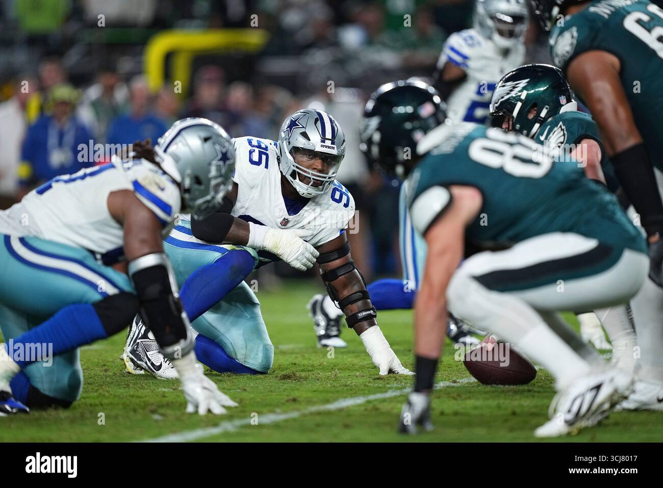 Dallas Cowboys defensive tackle Kenny Clark (95) in action during an ...