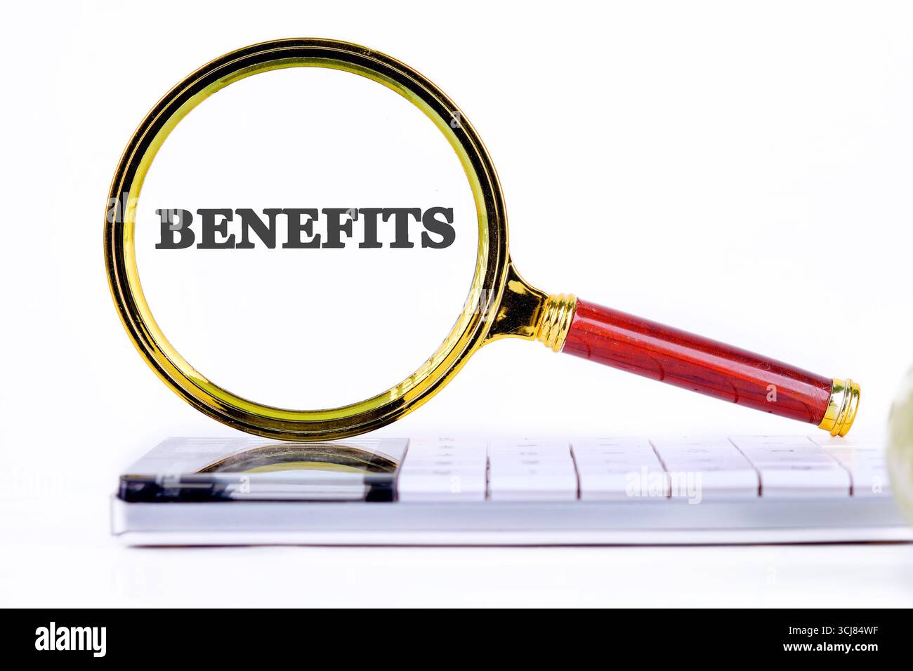 Employee benefits calculator Cut Out Stock Images & Pictures - Alamy