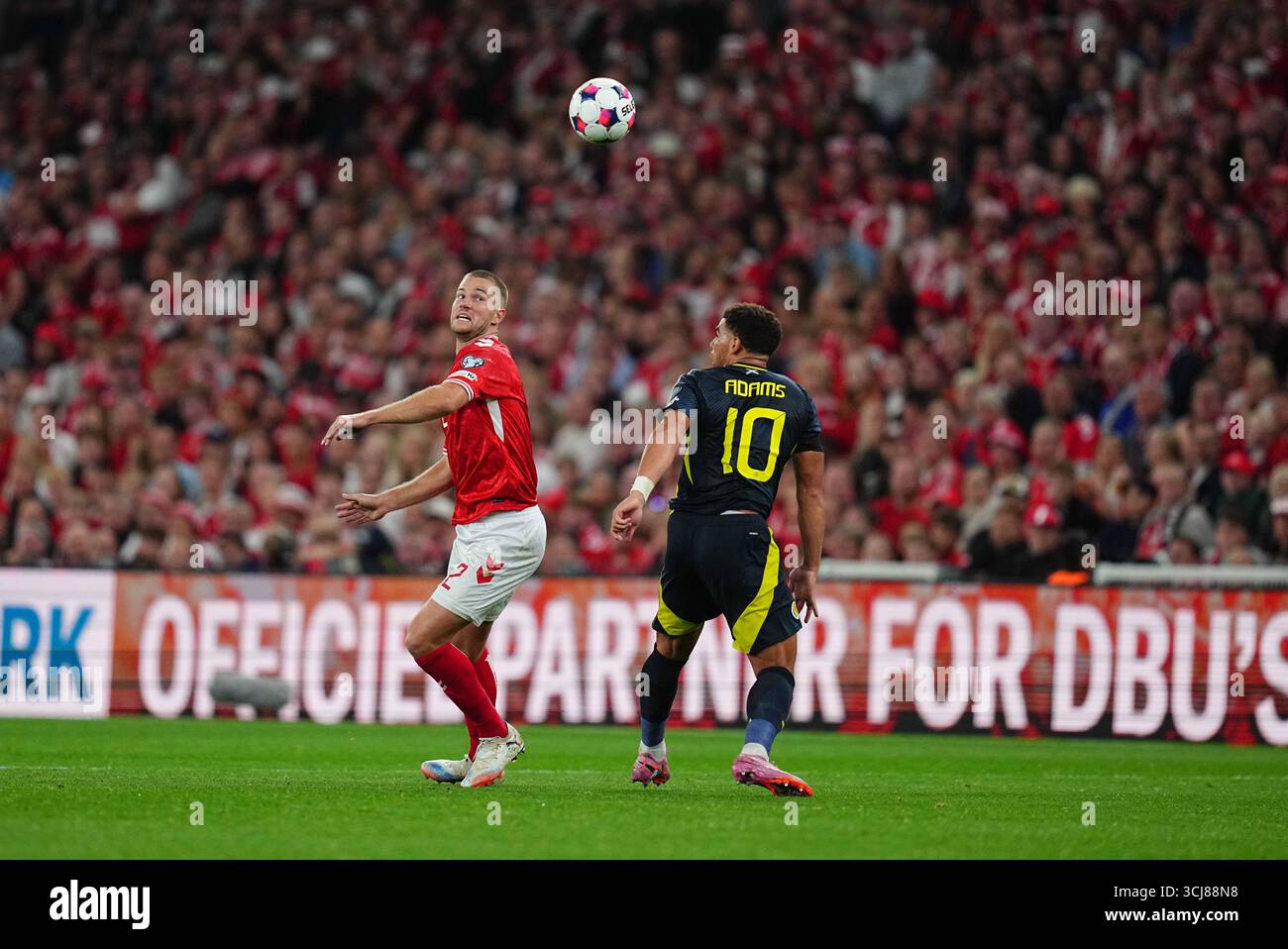 September 05 2025: Scott McTominay of Scotland and Joachim Andersen of ...