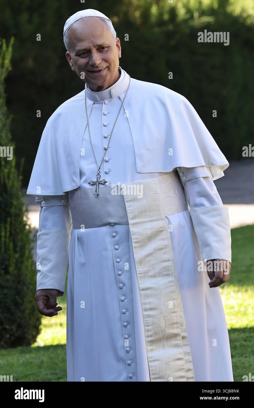 September 5, 2025 - Castel Gandolfo, Pontifical Villas. POPE LEONE XIV ...