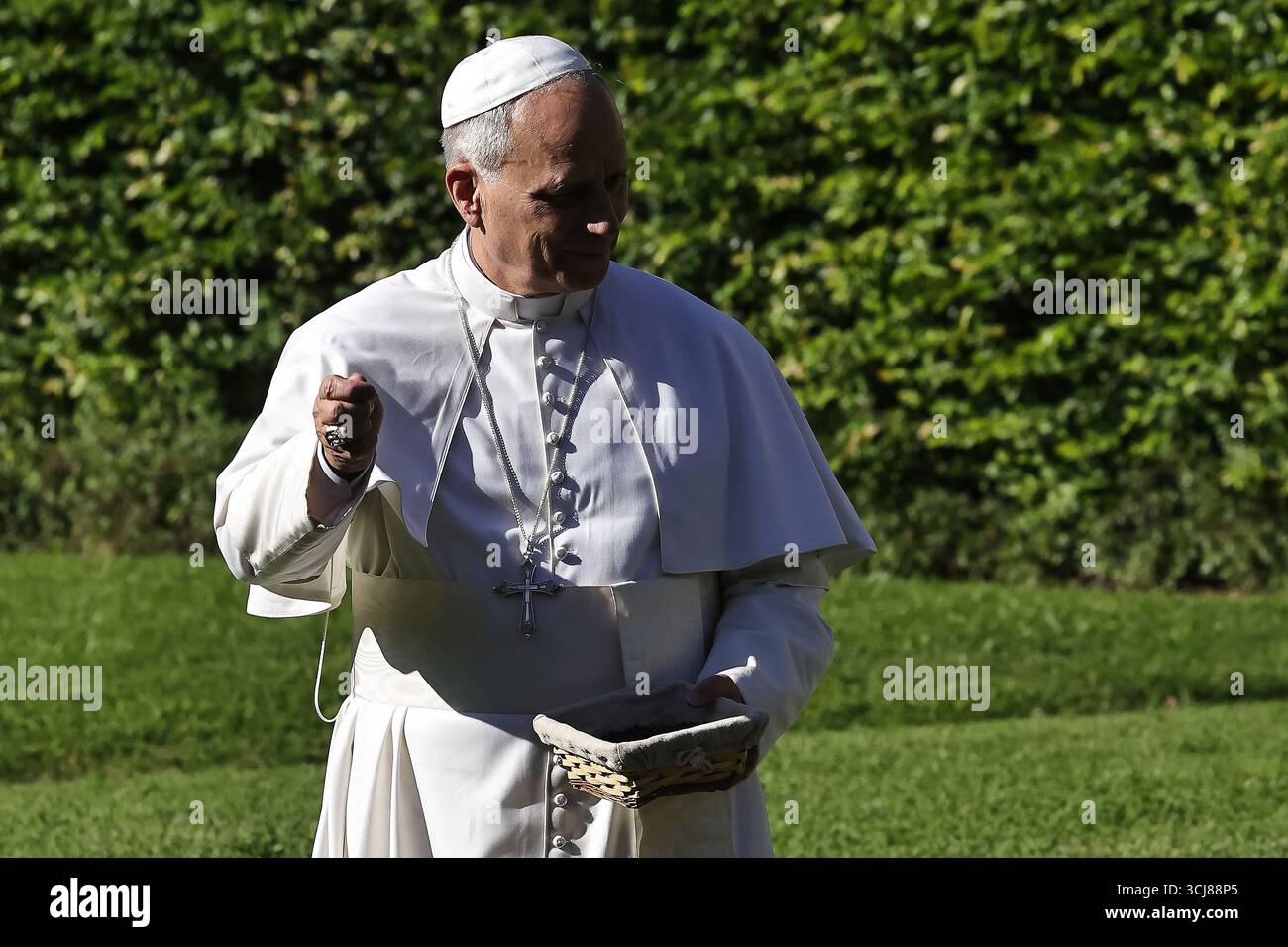 September 5, 2025 - Castel Gandolfo, Pontifical Villas. POPE LEONE XIV ...