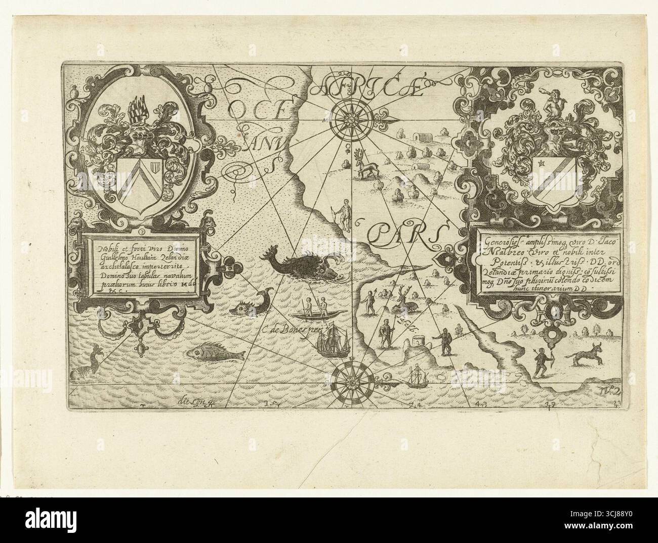Historical map of the Cape of Good Hope, Table Bay, and Table Mountain ...