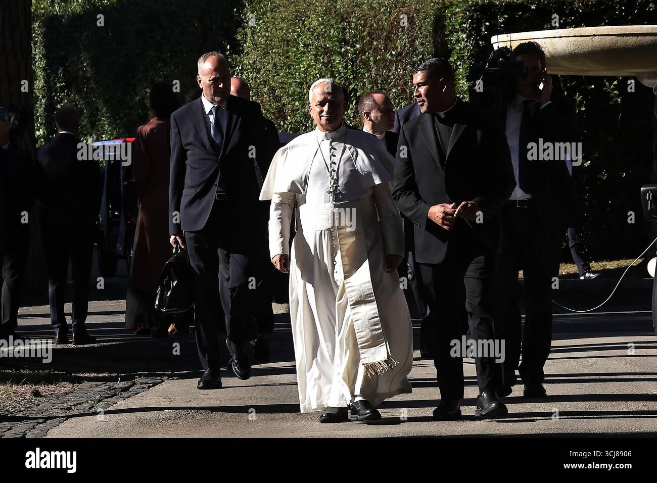 September 5, 2025 - Castel Gandolfo, Pontifical Villas. POPE LEONE XIV ...
