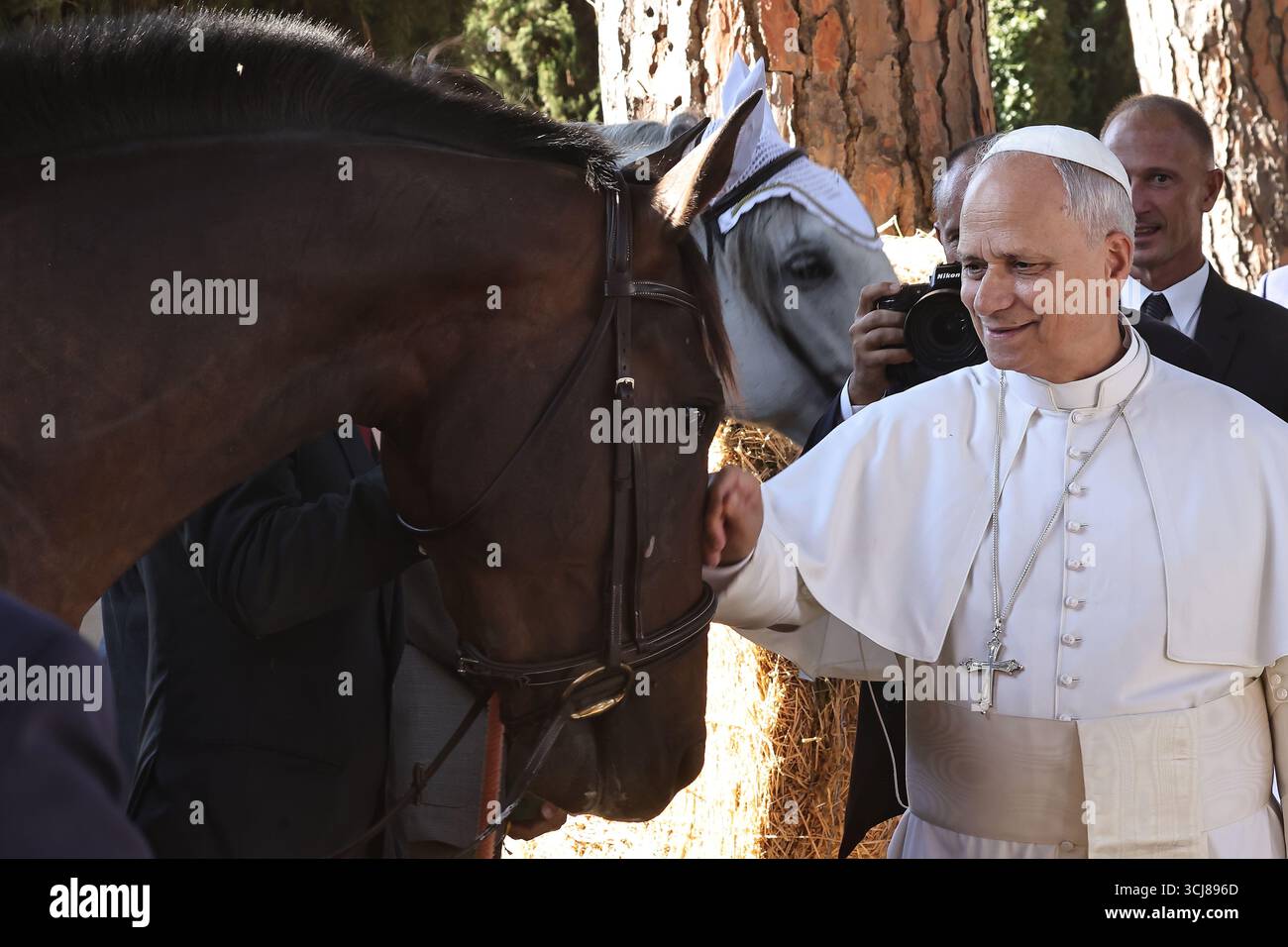 September 5, 2025 - Castel Gandolfo, Pontifical Villas. POPE LEONE XIV ...