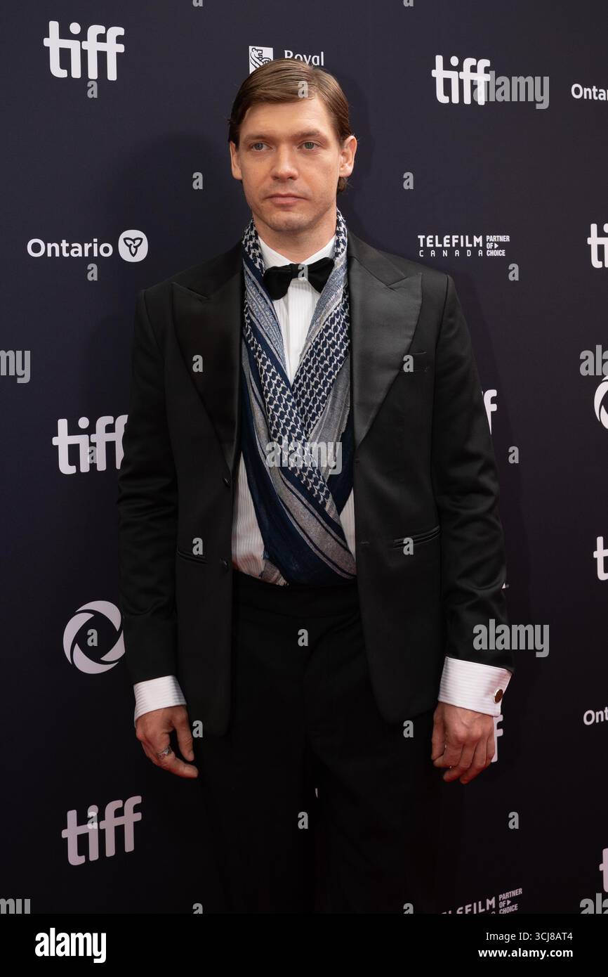Billy Howle attends the red carpet for the "Palestine 36" premiere during the 2025 Toronto ...