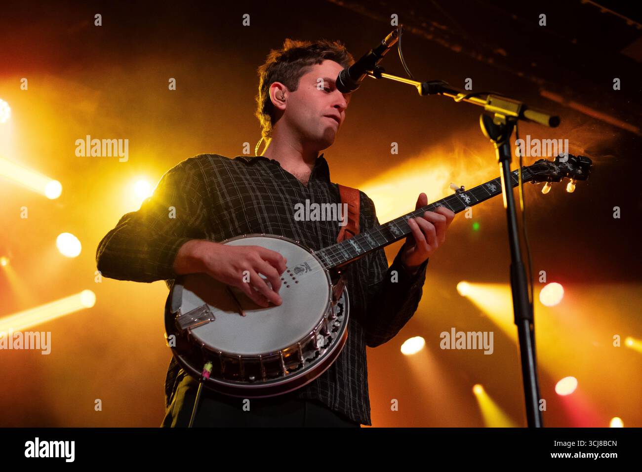 Dan Wallage of the Australian group Sons of the East performs during a ...