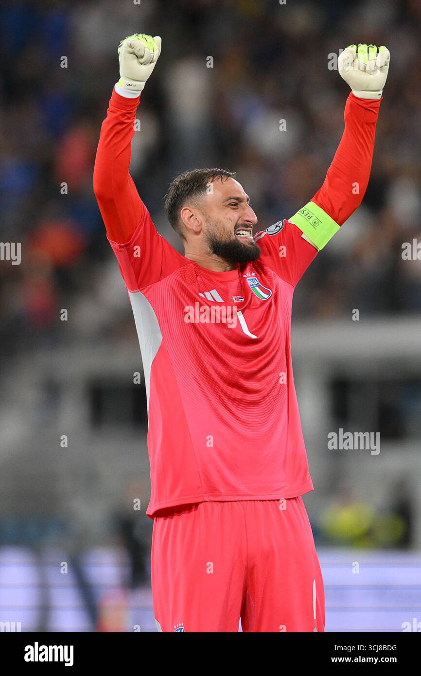 New Balance Stadium, Bergamo, Italy - Gianluigi Donnarumma of Italy ...