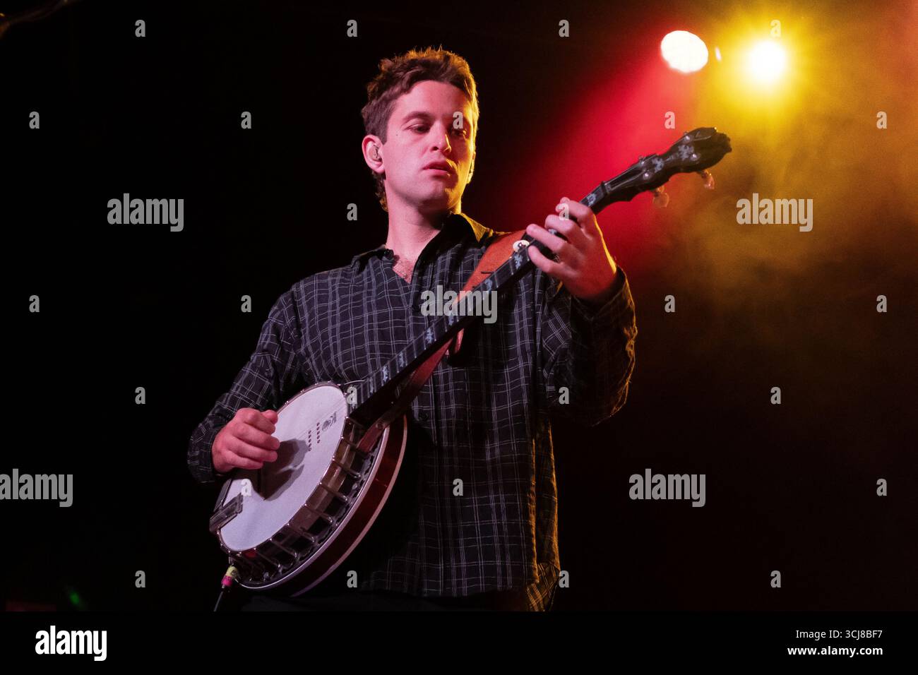 Dan Wallage of the Australian group Sons of the East performs during a ...
