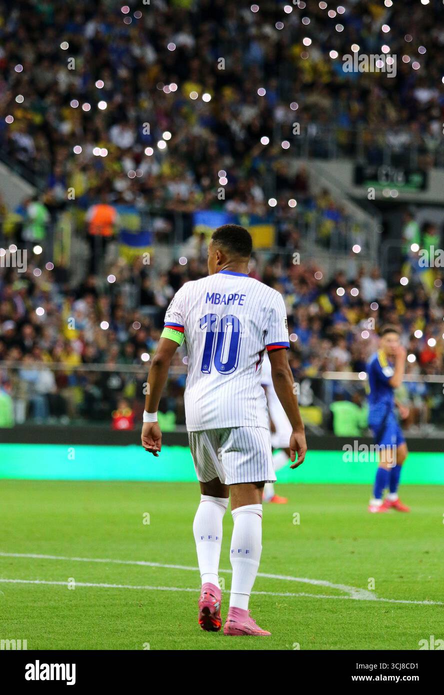 Wroclaw, Poland. 5th Sep 2025. Kylian Mbappe of France in action during ...