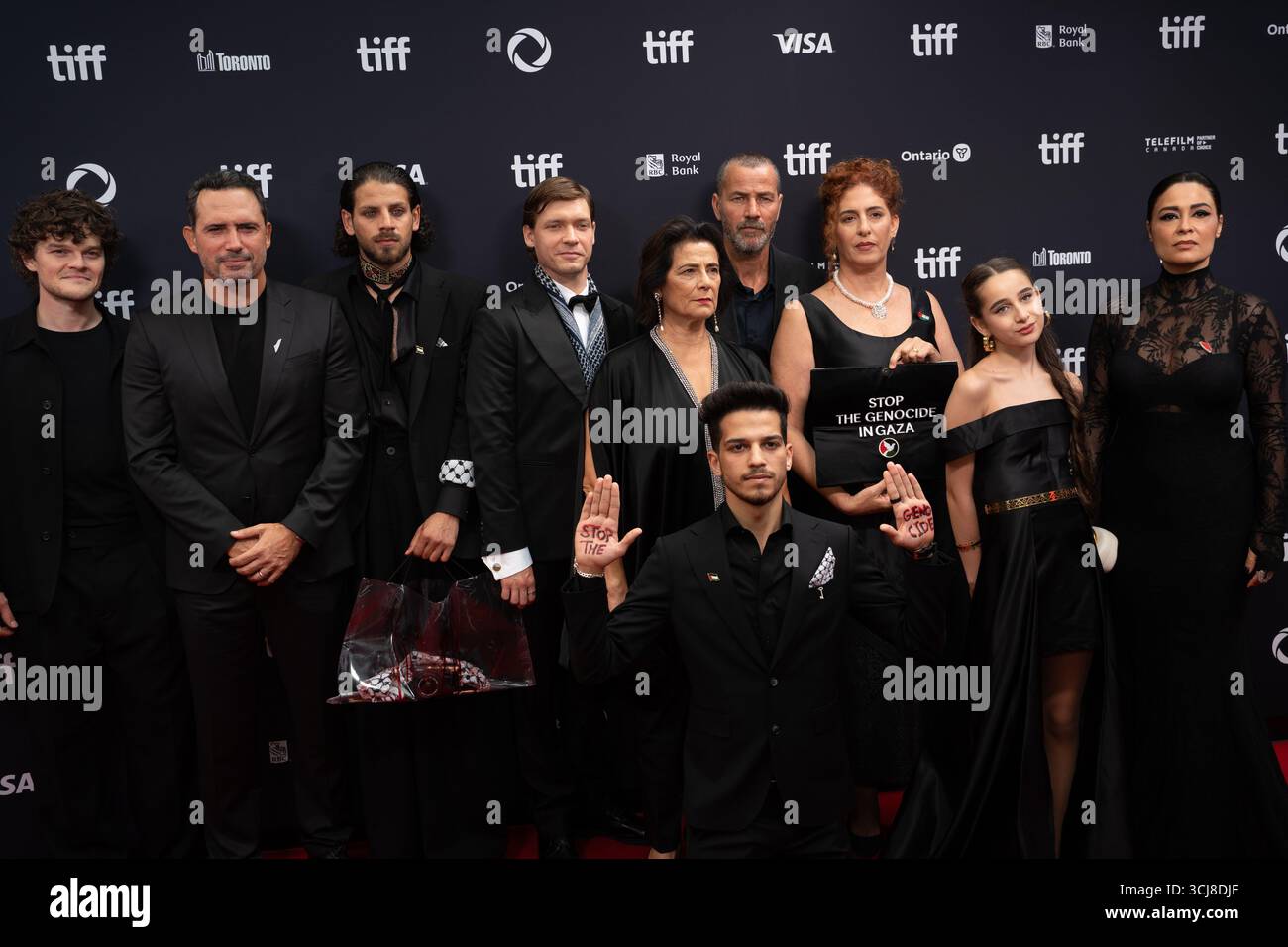 (L-R) Robert Aramayo, Dhafer L'Abedine, Karim Daoud Anaya, Billy Howle ...