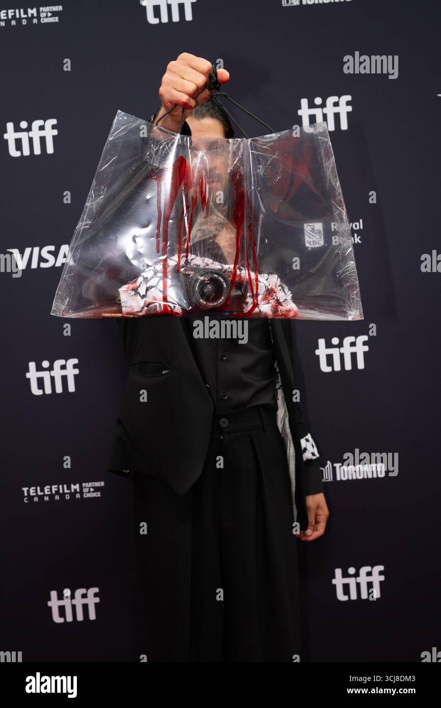 Karim Daoud Anaya attends the red carpet for the "Palestine 36 ...