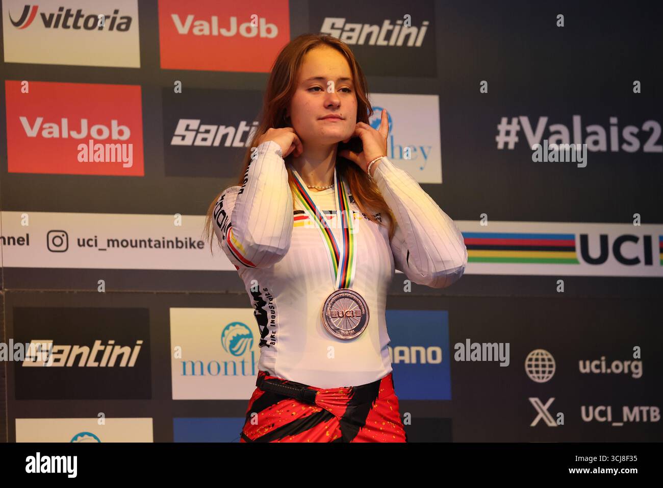 05/09/2025, Monthey, Monthey, 2025 UCI Mountain Bike World Championships, Alina Beck (GER ...