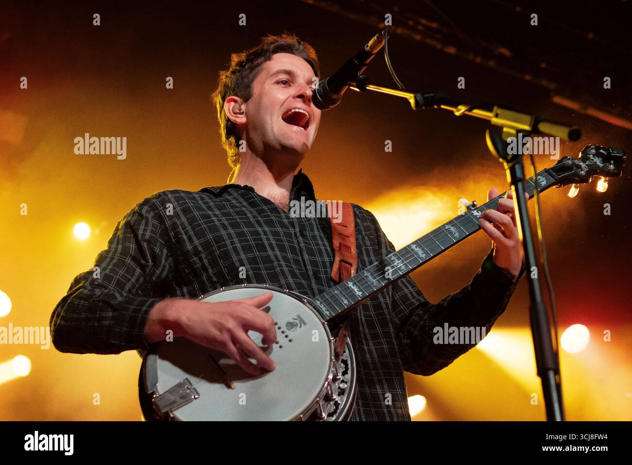 Dan Wallage of the Australian group Sons of the East performs during a ...
