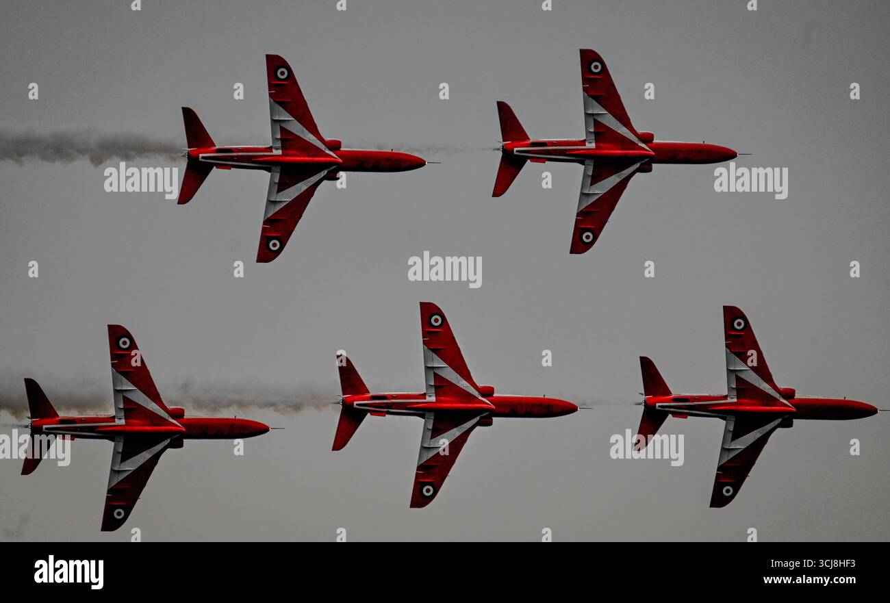 The RAF Red Arrows 5th September 2025 Stock Photo - Alamy