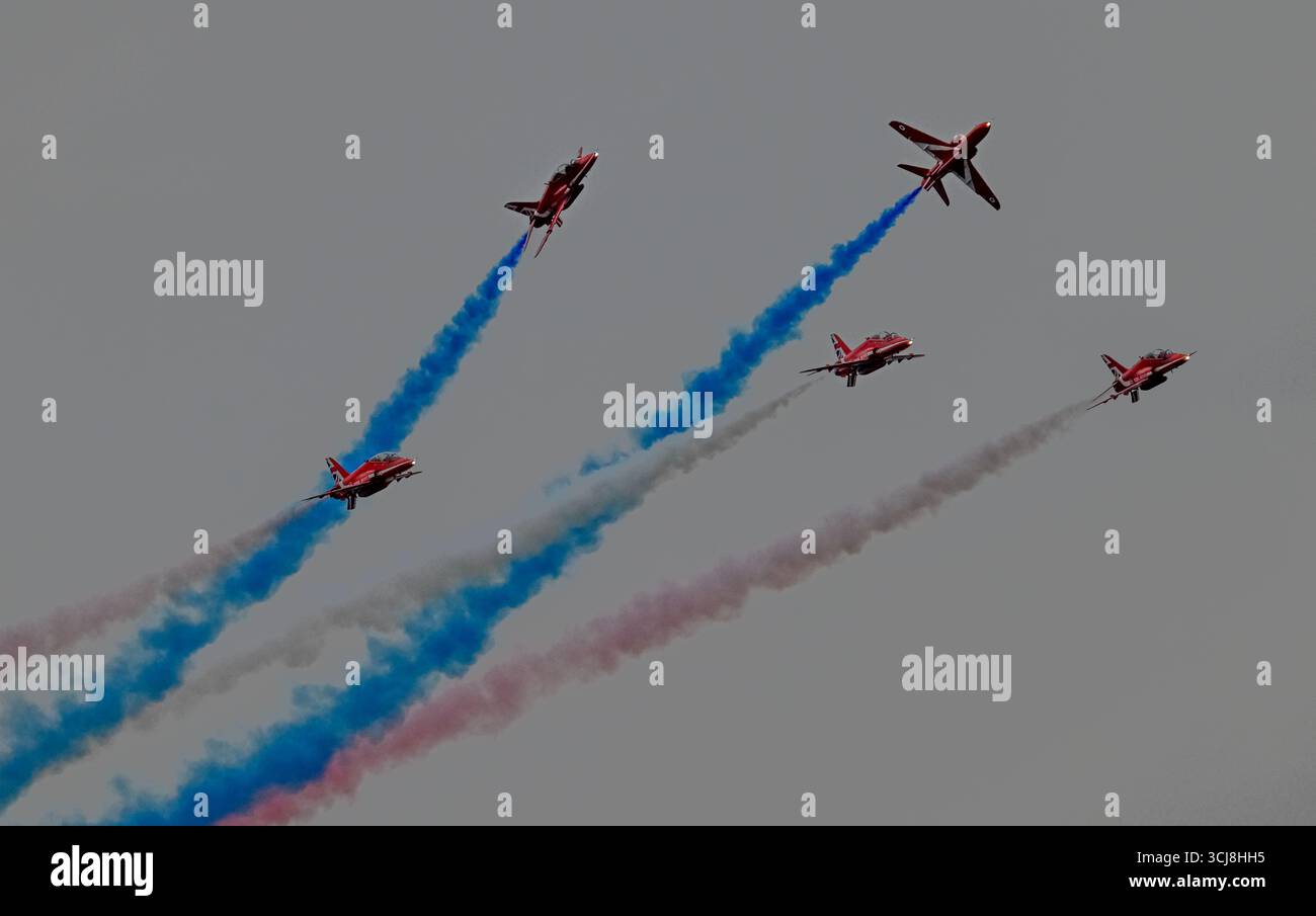 The RAF Red Arrows 5th September 2025 Stock Photo - Alamy