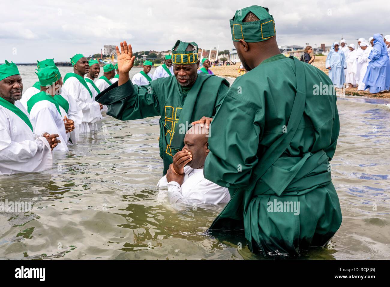 Men From The Apostles of Muchinjikwa Church Perform Baptisms In The Sea ...