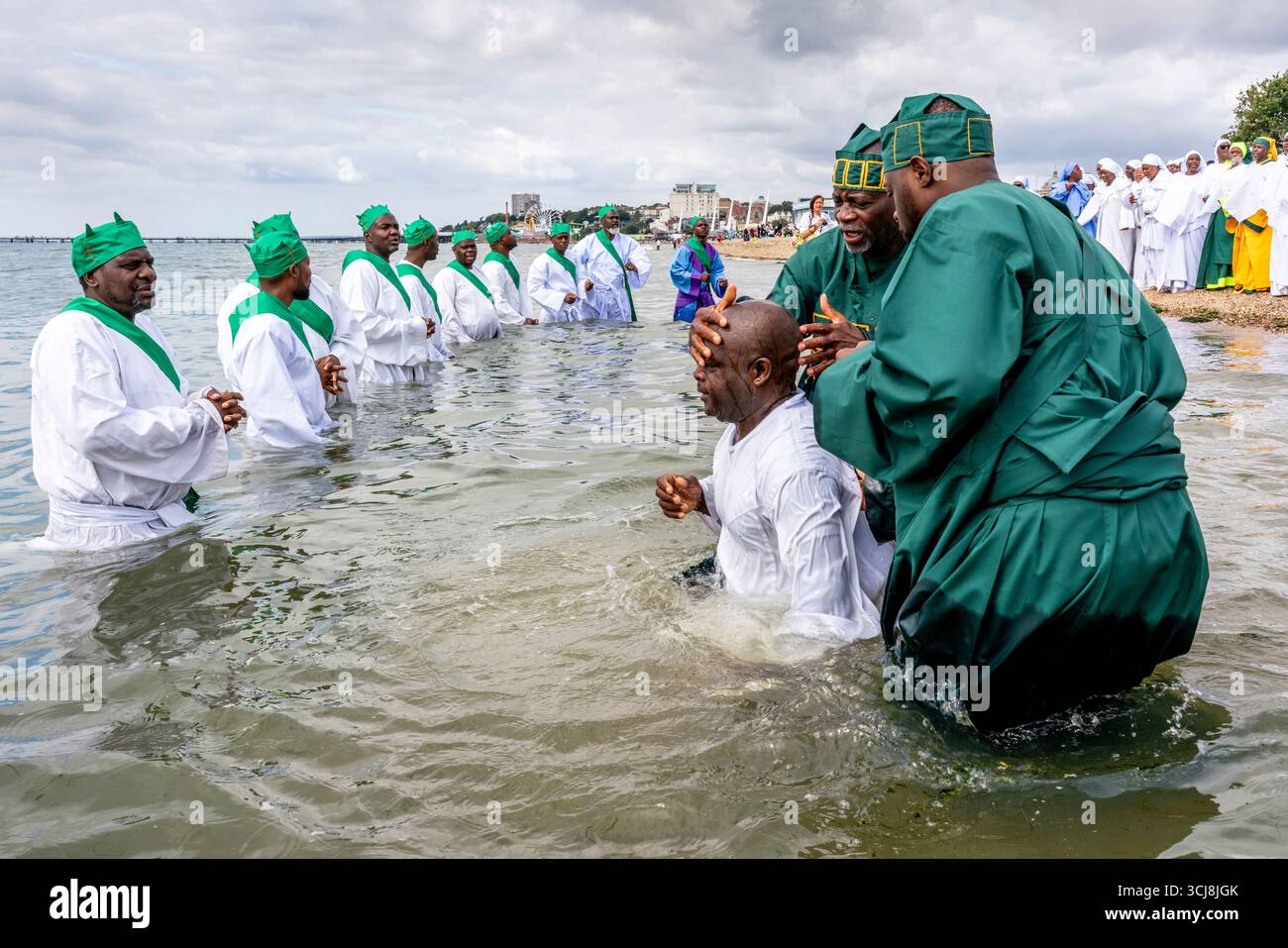 Men From The Apostles of Muchinjikwa Church Perform Baptisms In The Sea ...