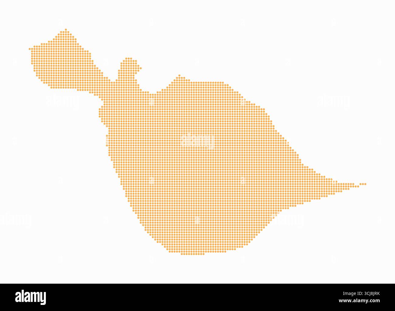 Heard Island and McDonald Islands dotted map. Digital style map of the ...
